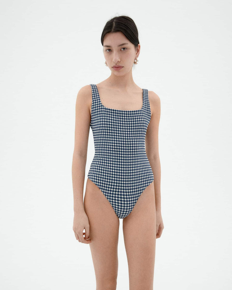 Gingham Checks Amalfi Swimsuit – Sunshine and Snow Shop