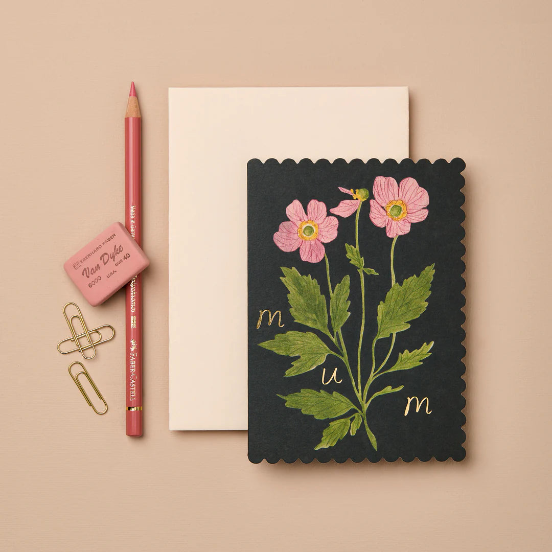 Anemone 'Mum' Card – Sunshine and Snow Shop