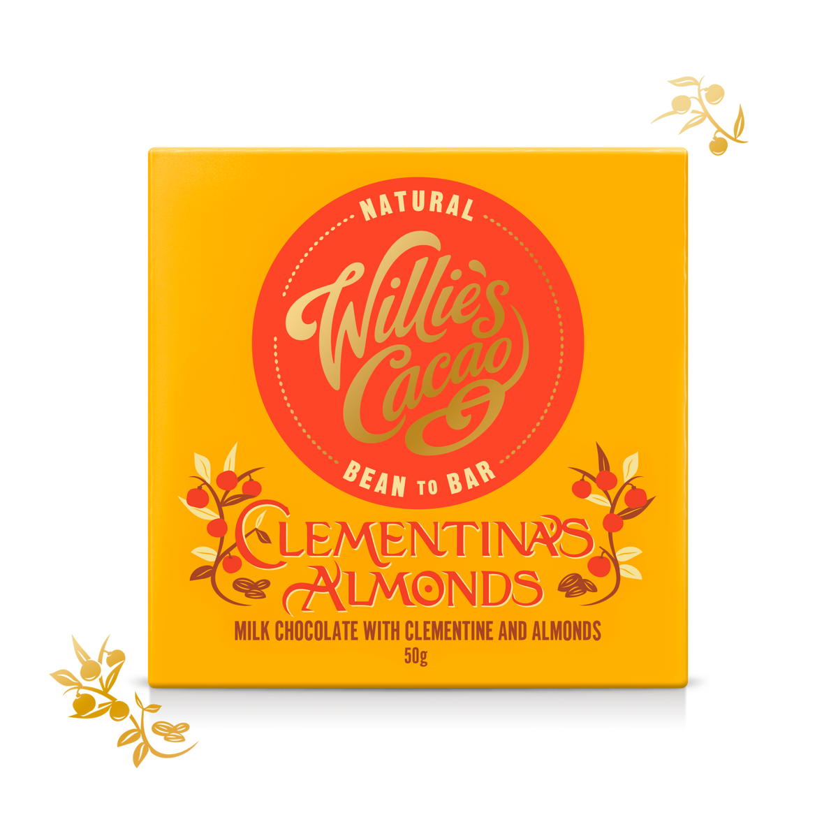 Clementina's Almonds Milk Chocolate Bar 50g – Sunshine and Snow Shop